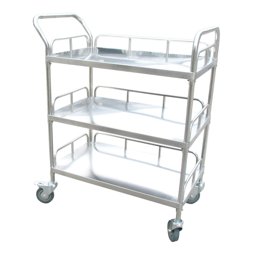Chariot de traitement en inox – PSCC Medical